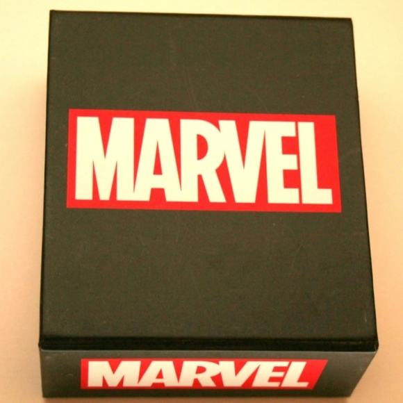 Marvel | Jewelry | Marvel Comics Deadpool Logo Petite Enamel Necklace ...